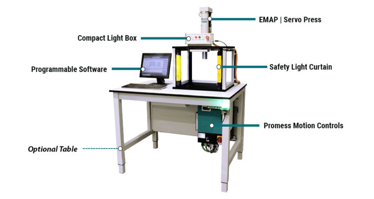 Benchtop Press Work Station | Promess Incorporated
